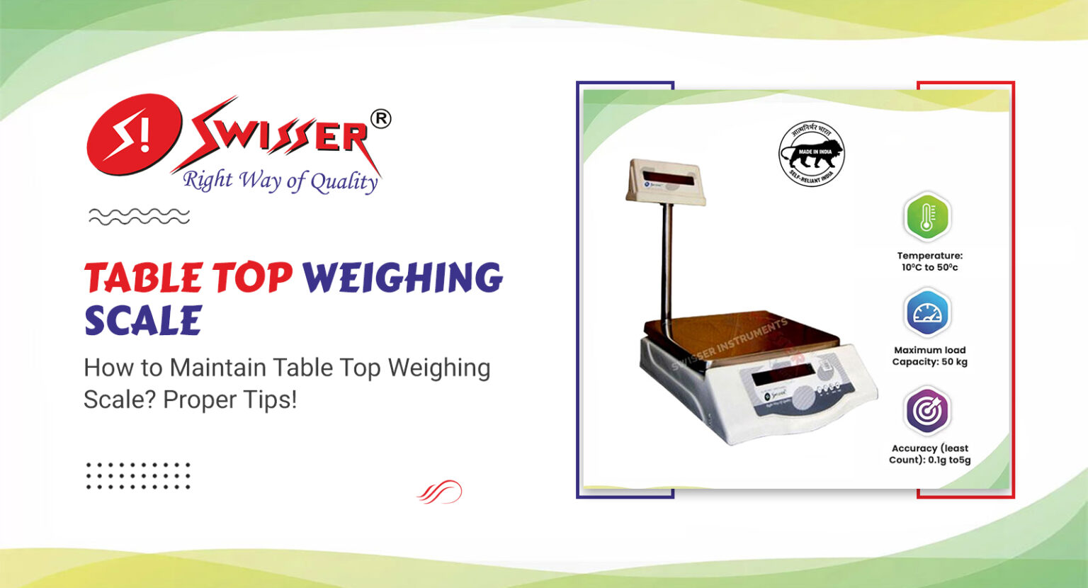 How to Maintain Table Top Weighing Scale? Proper Tips!