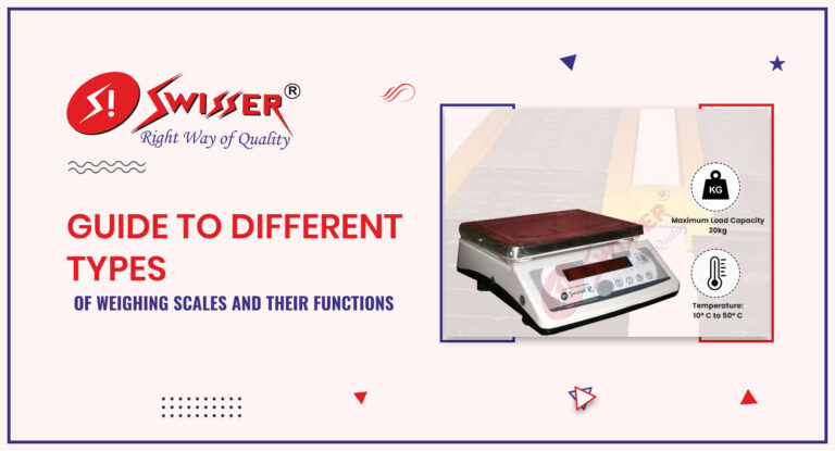 Different types of weighing scales & equipment for accurate weighing.
